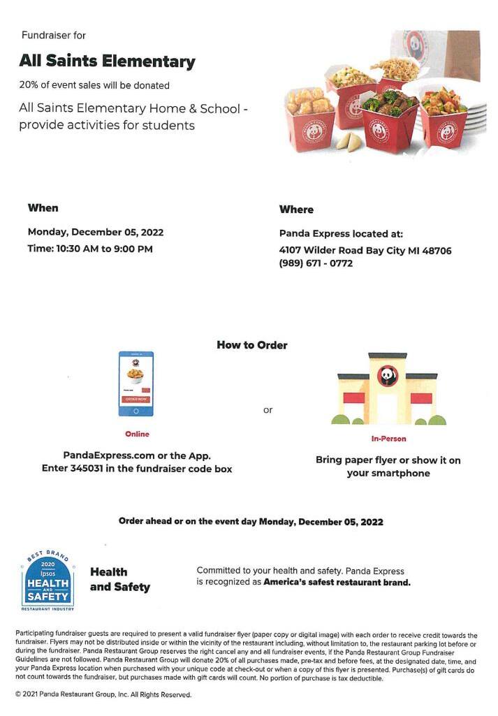 December 2, 2022 - Elementary Newsletter - All Saints Catholic