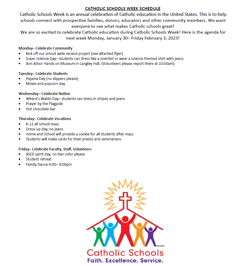 January 27, 2023 - Elementary Newsletter - All Saints Catholic