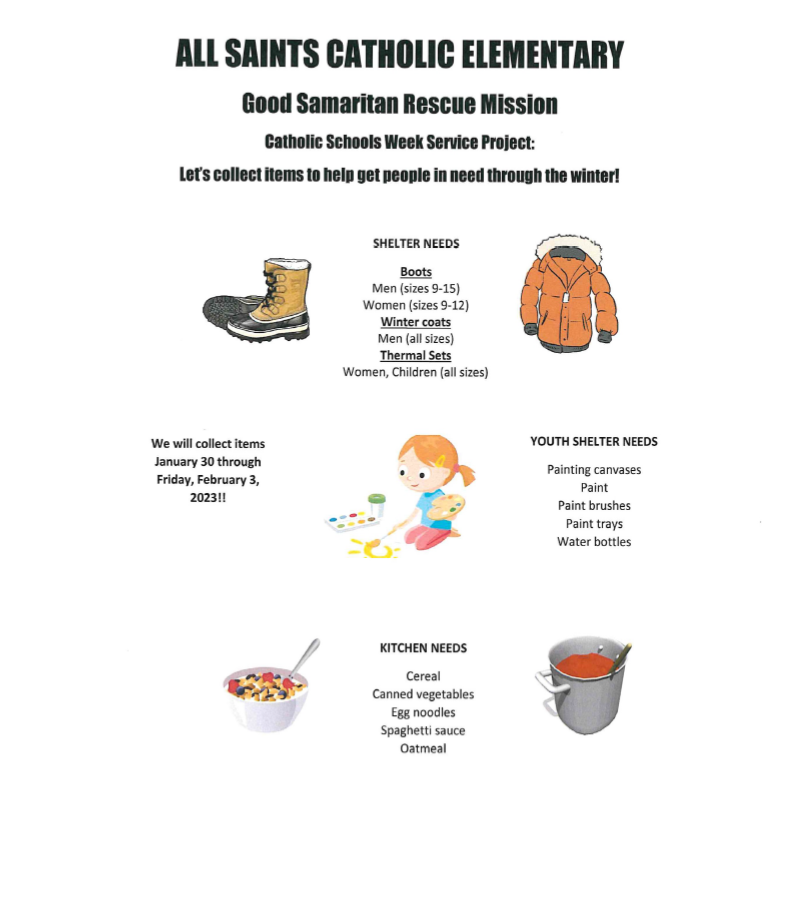 January 27, 2023 - Elementary Newsletter - All Saints Catholic